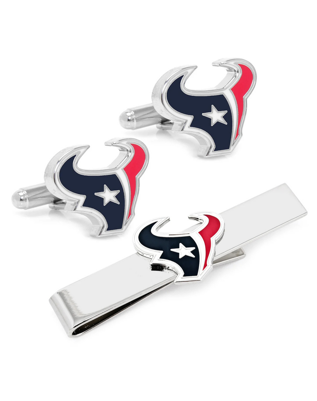 NFL Houston Texans Cufflinks and Tie Bar Gift Set – MDZ Menswear