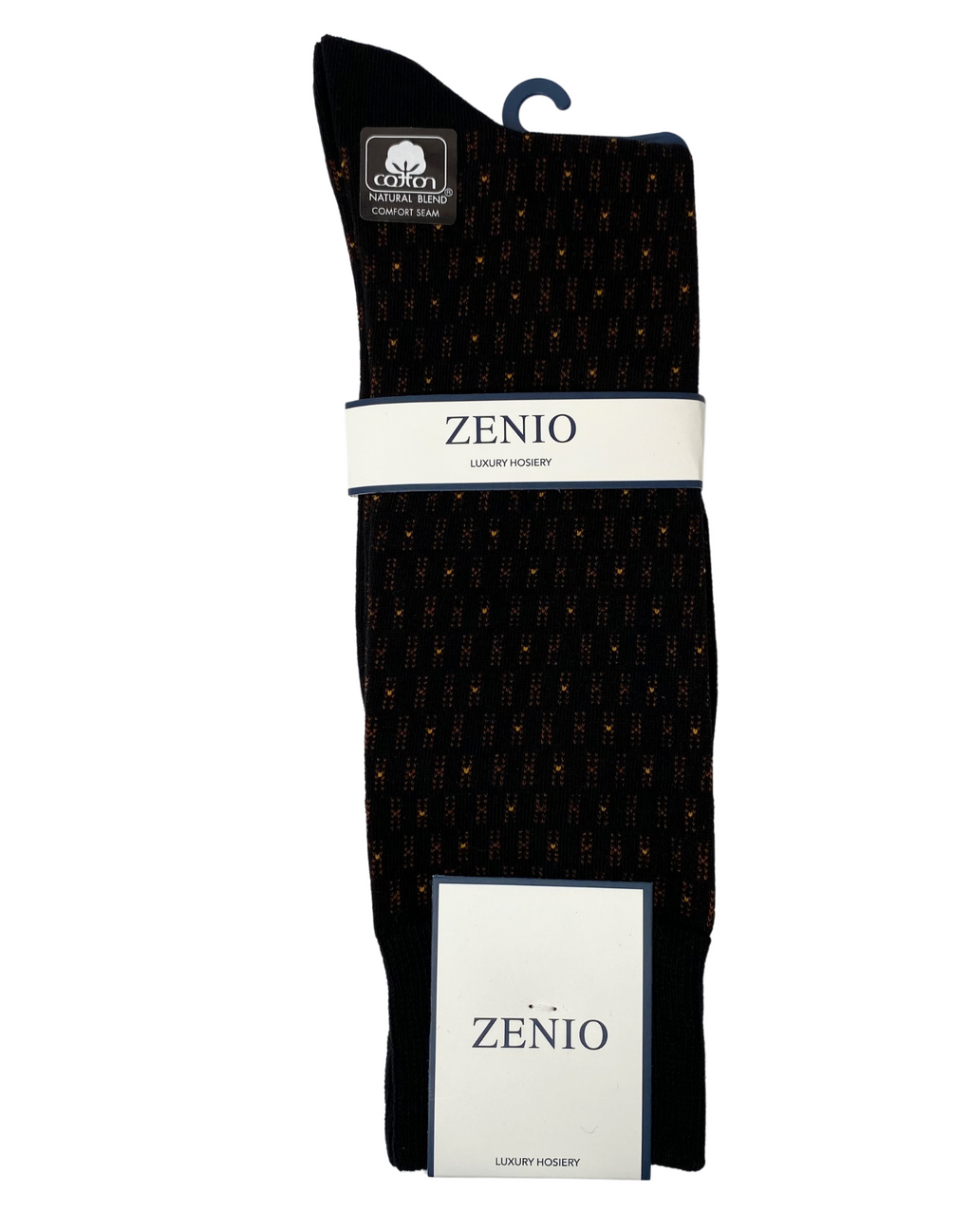 Zenio Gio Dot Patterned Socks - Black & Gold – MDZ Menswear