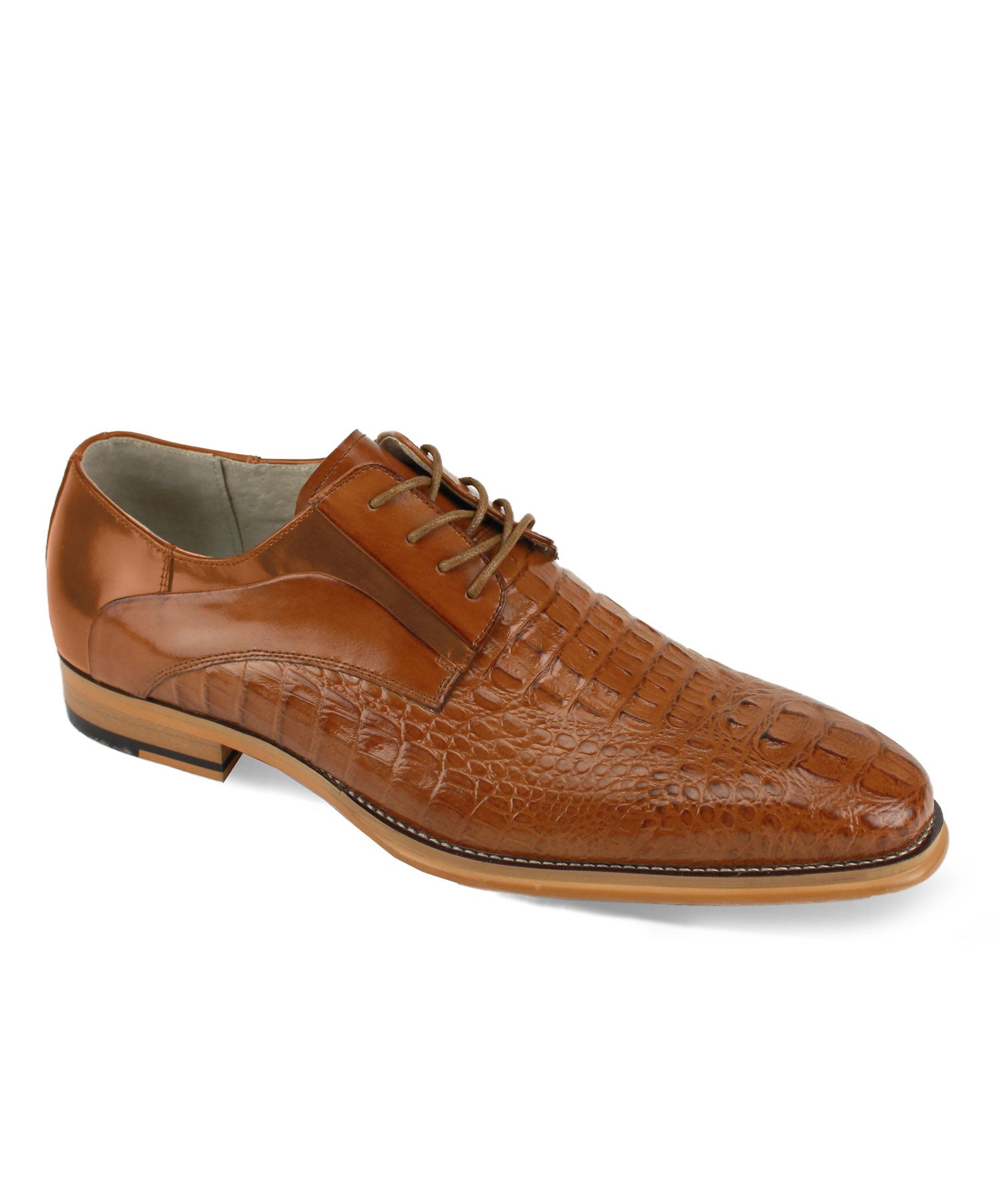 Giovanni Mason Oxford Lace Up Shoes - Tan – MDZ Menswear